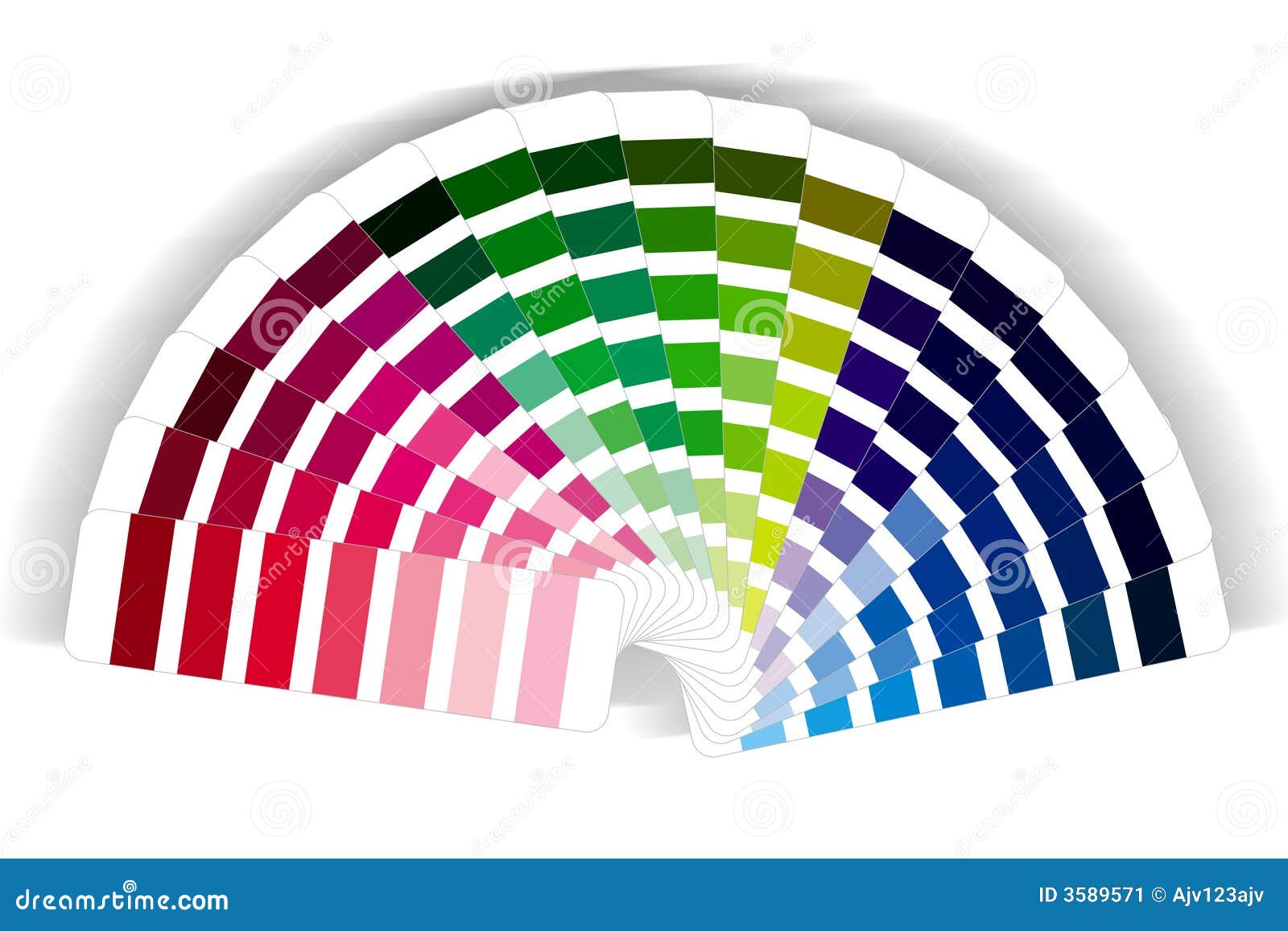 Cmyk Rgb Del Campione Di Colore Illustrazione Vettoriale ...