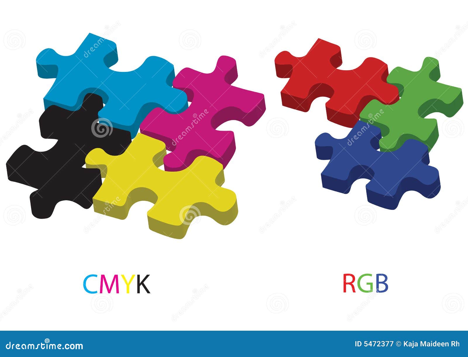 Cmyk and rgb - vector stock vector. Illustration of black - 5472377