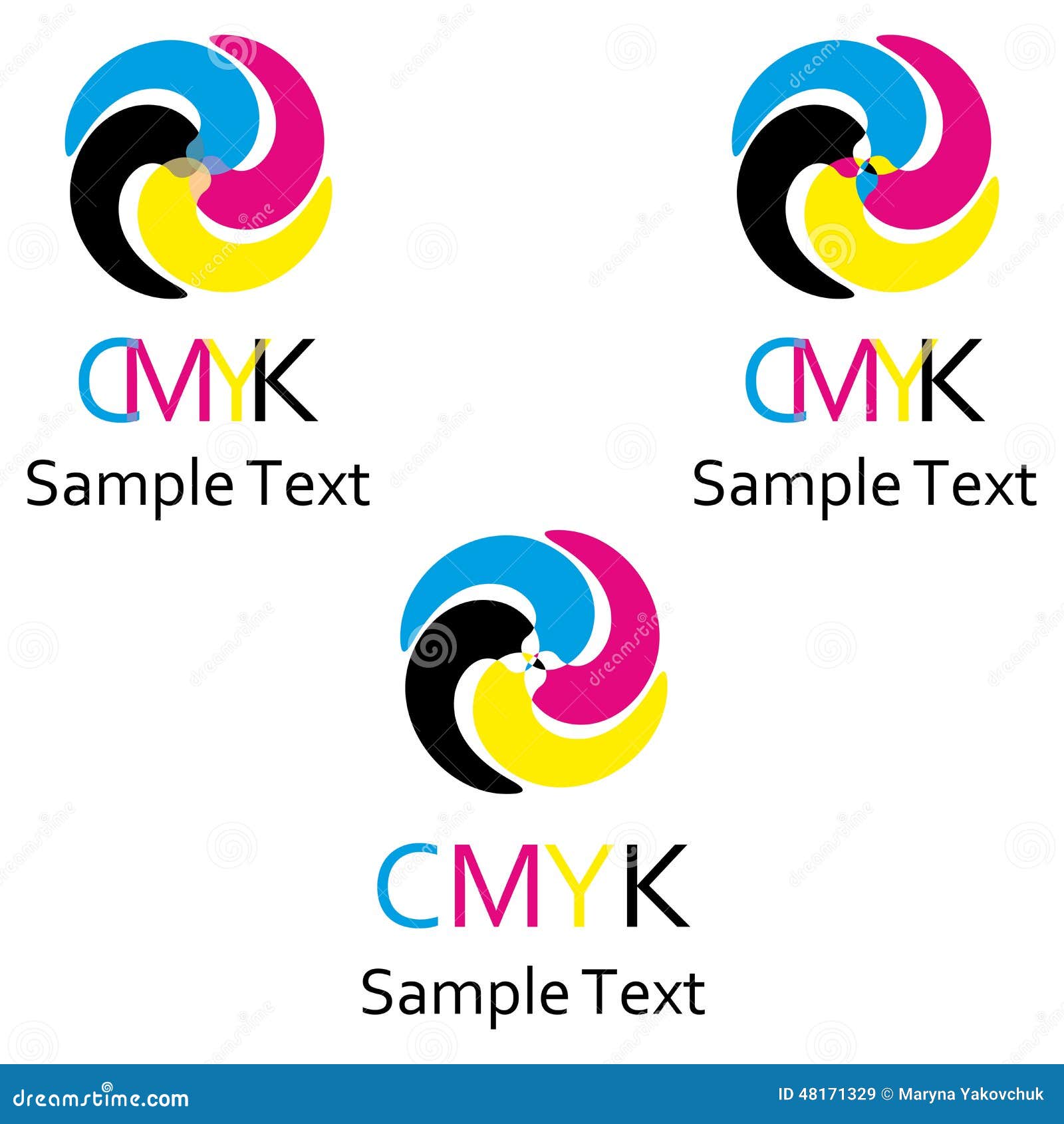 Cmyk Cartoon Vector | CartoonDealer.com #48171329