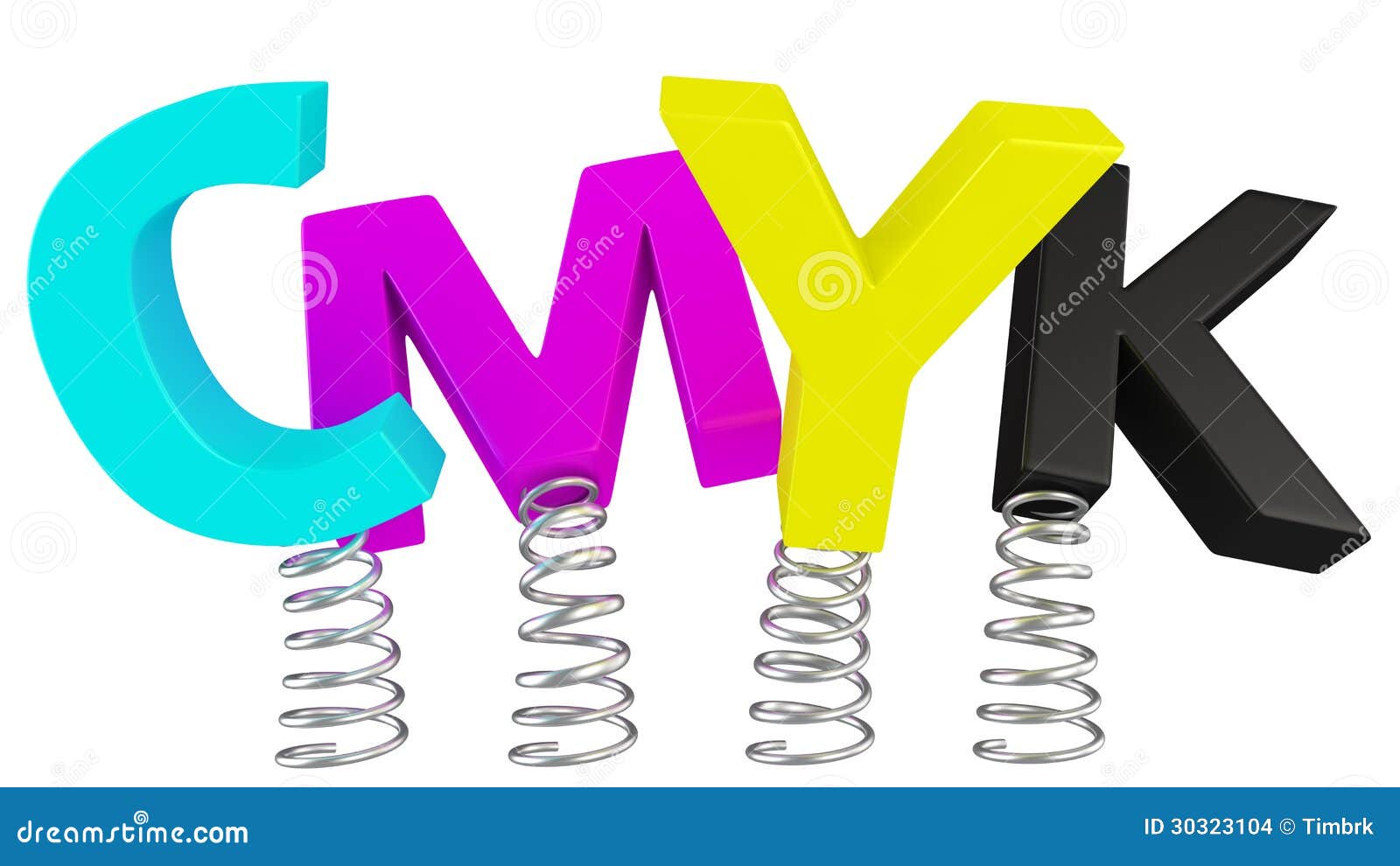 Word CMYK Broken Into Pieces Background Royalty-Free Stock Photography ...