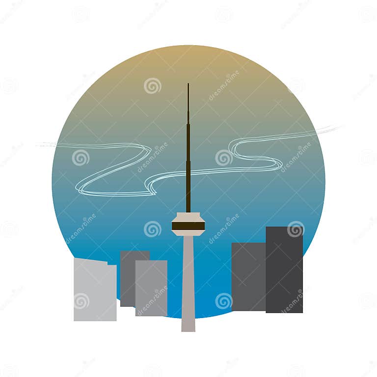 The cn tower editorial image. Illustration of observing - 182788840