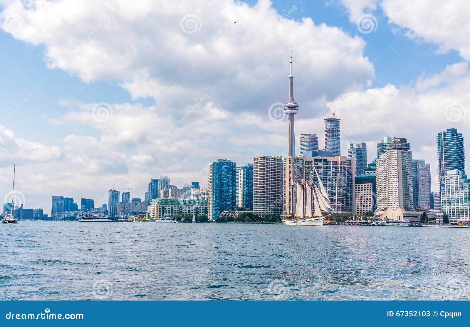 CN Tower and Downtown Toronto, Canada Editorial Stock Photo - Image of ...