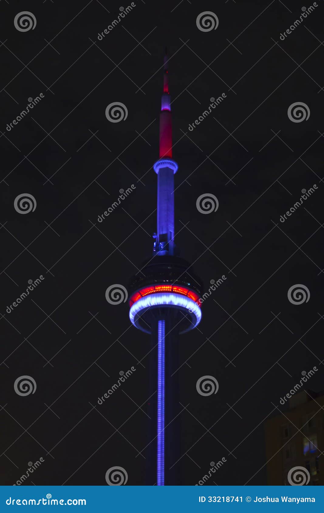 CN Tower - Night editorial photo. Image of tourism, building - 33218741