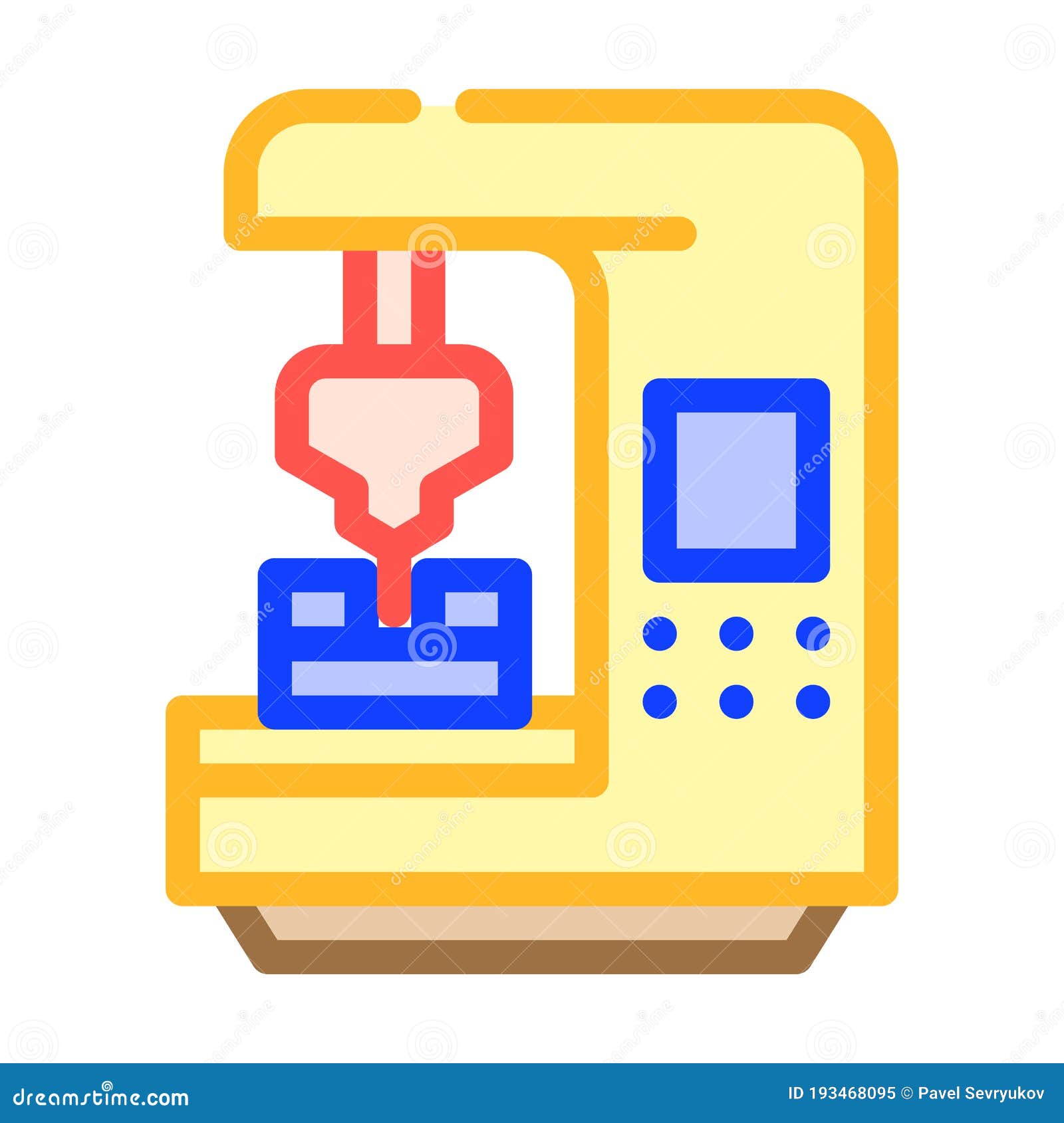 Cnc Computer Numerical Control Color Icon Vector Illustration Stock ... Cnc Computer Numerical Control Color Icon Vector Illustration Stock ...