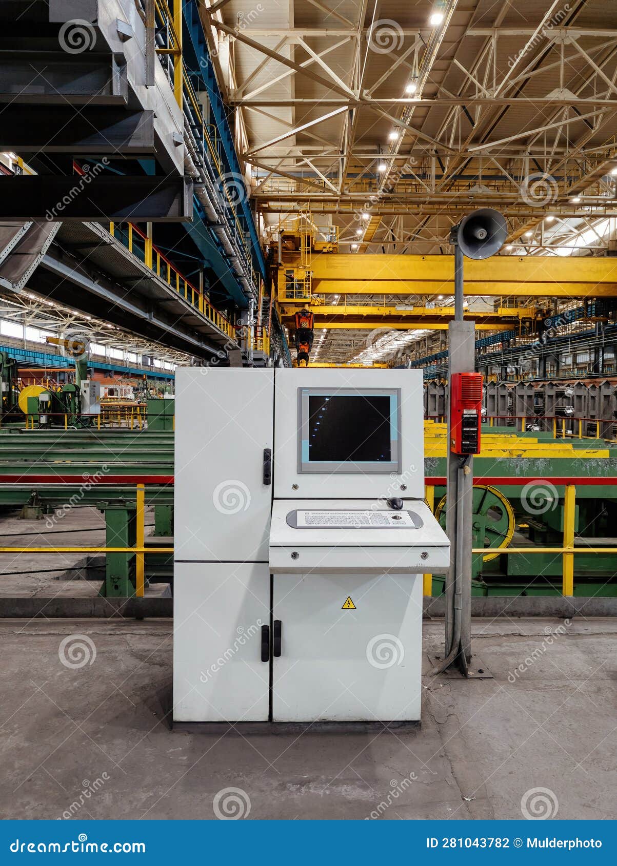 CNC Control Device in Rolled Metal Factory Editorial Photography ...