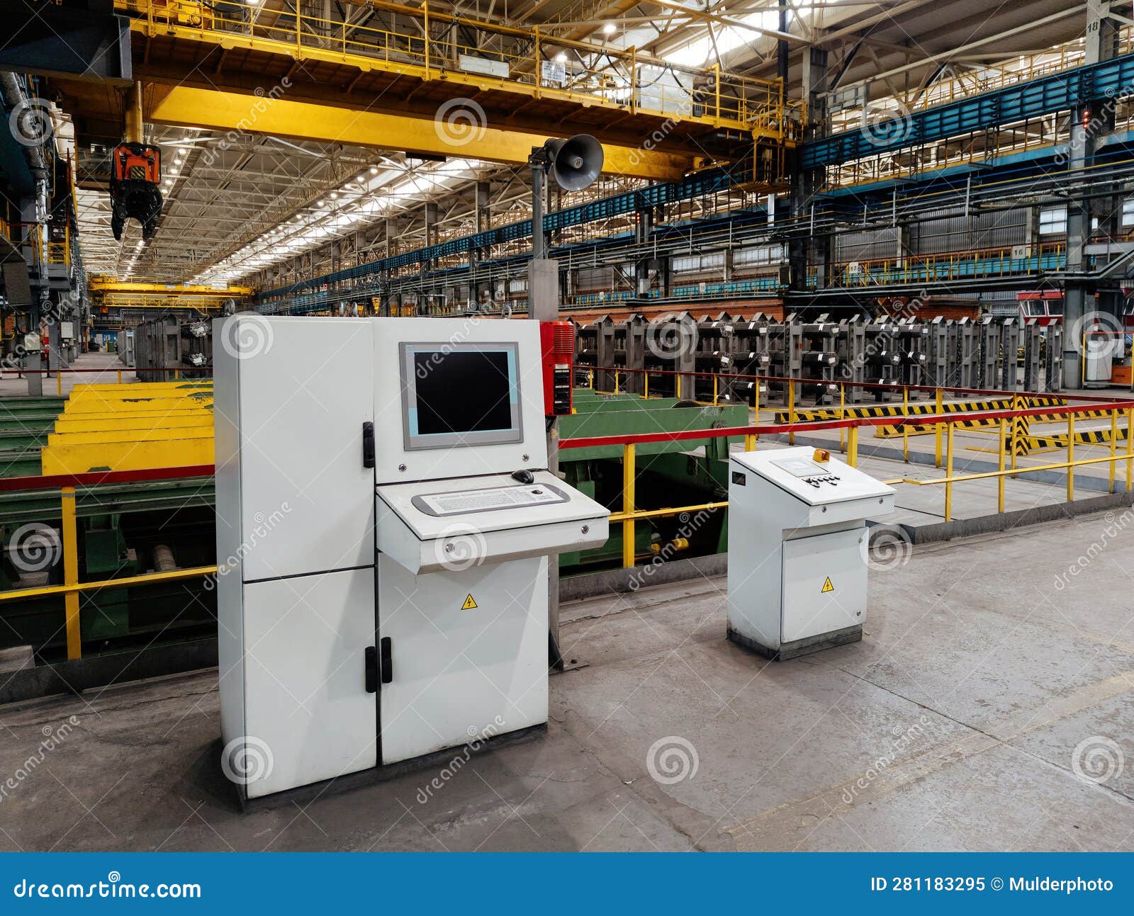 CNC Control Device in Rolled Metal Factory Editorial Image - Image of ...