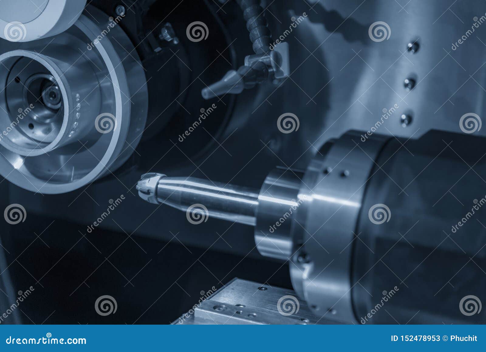 The CNC Cutting Tool Grinding Machine. Stock Image - Image of ...