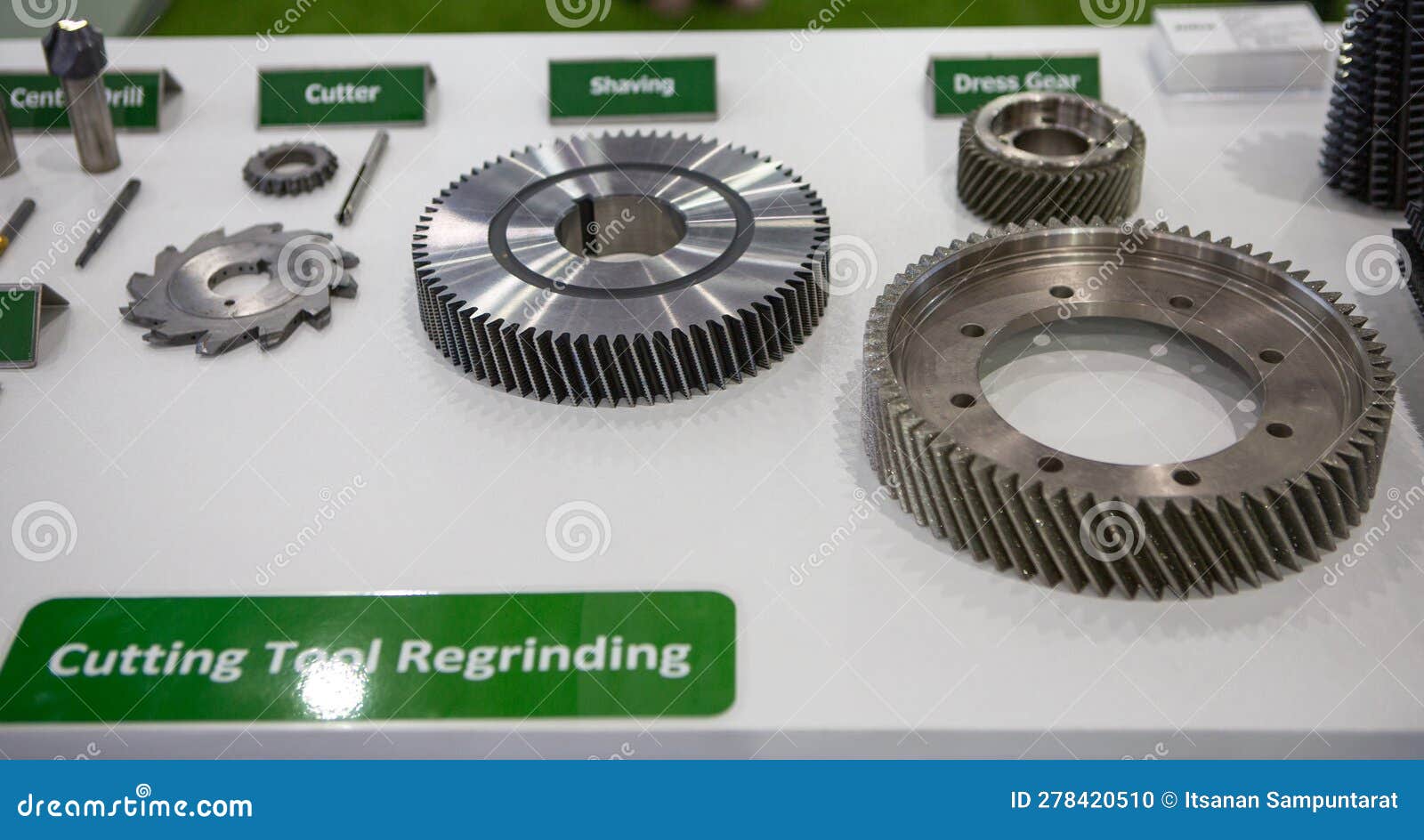 CNC cutting tool parts stock photo. Image of tool, collection - 278420510