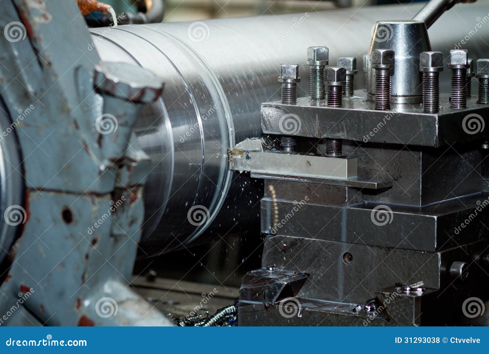 CNC Drilling and Milling Machine Stock Photo - Image of mechanic, mill ...