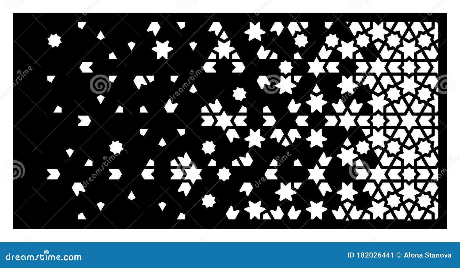 Cnc Islamic Laser Pattern. Decorative Vector Panel For Laser Cutting ...