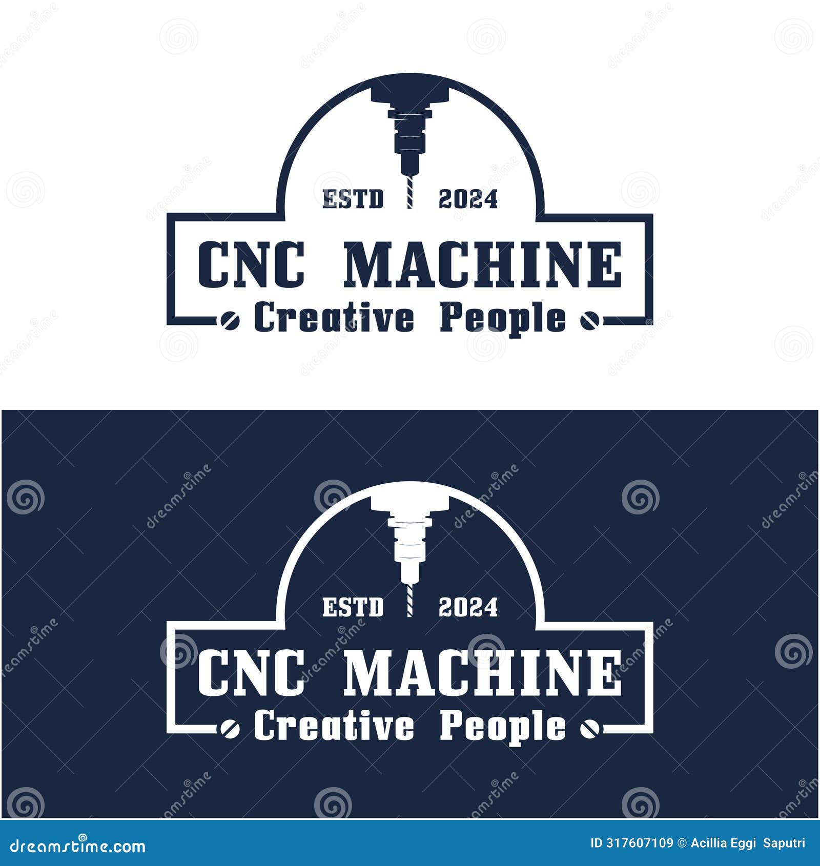 CNC Lathe machine Logo stock vector. Illustration of operation - 317607109