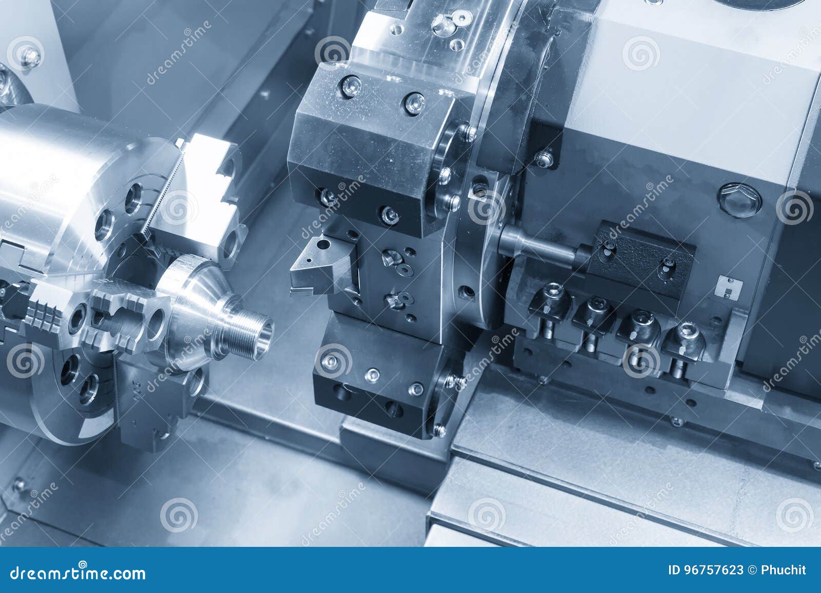 CNC Lathe Machine Turning Machine Stock Image - Image of accuracy ... CNC Lathe Machine Turning Machine Stock Image - Image of accuracy ...