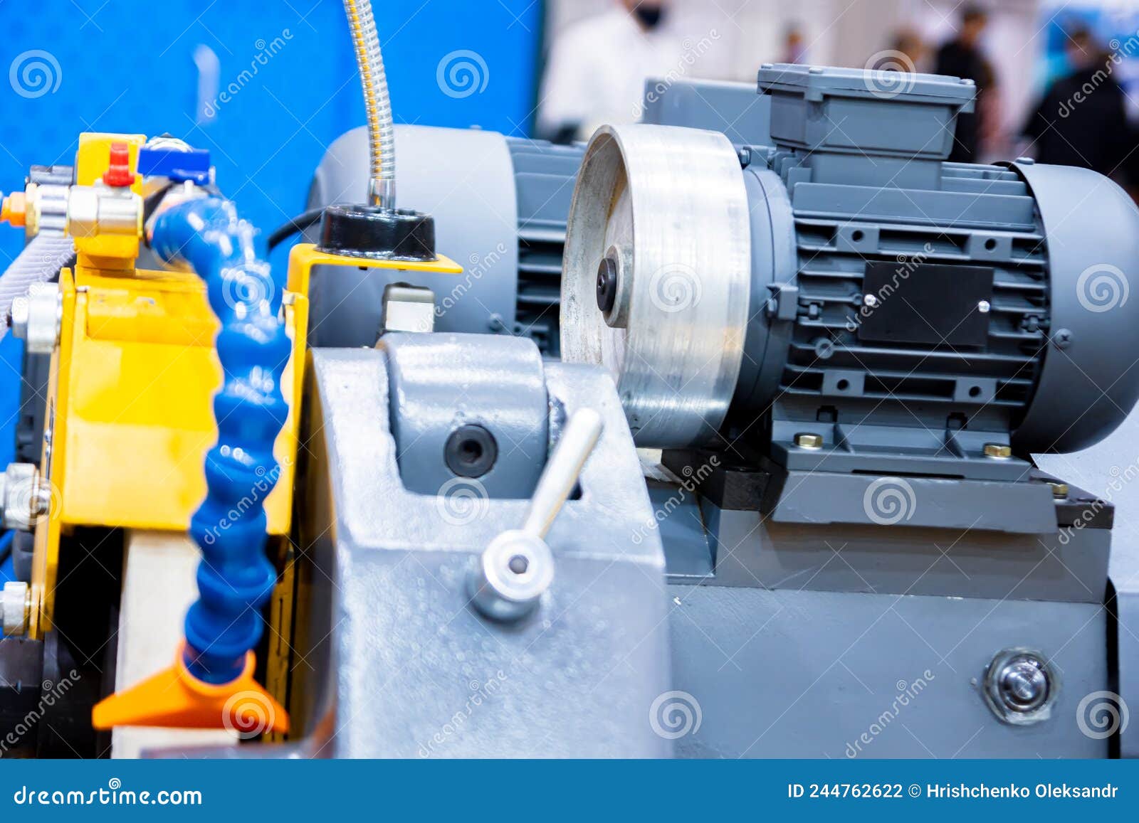 CNC Lathe for Metal Work. Part of the Machine Stock Photo - Image of ...