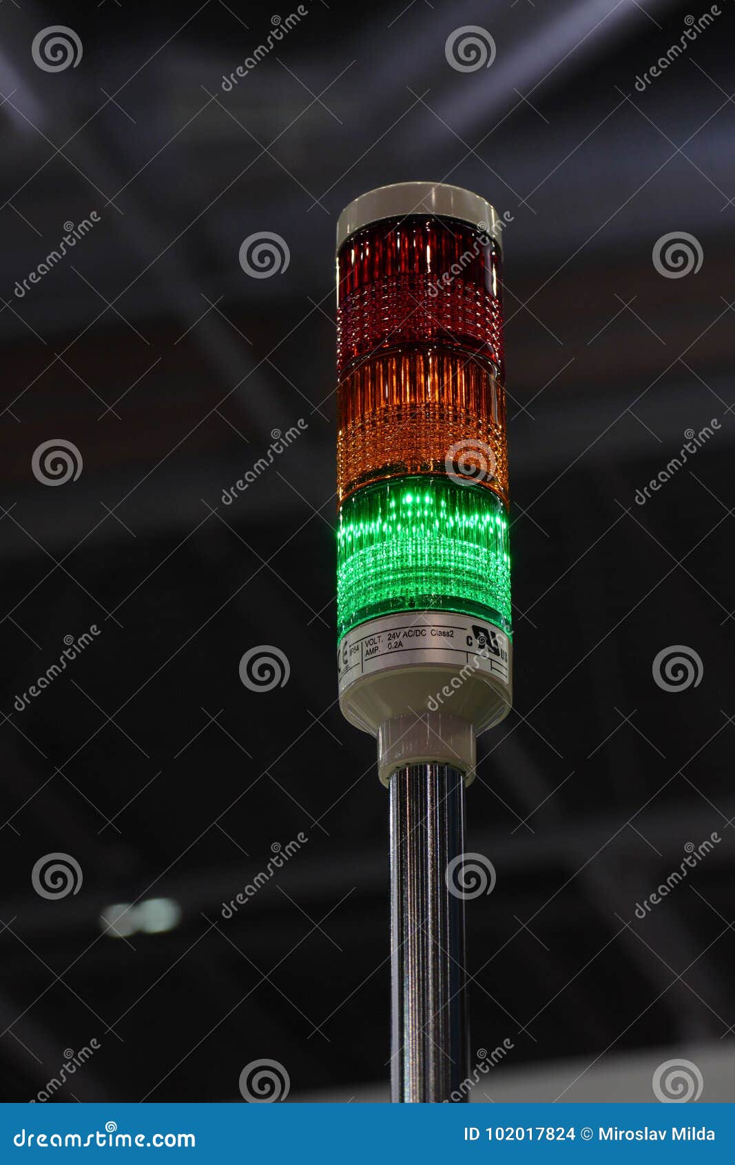 CNC semaphore signal light editorial stock image. Image of machining ...