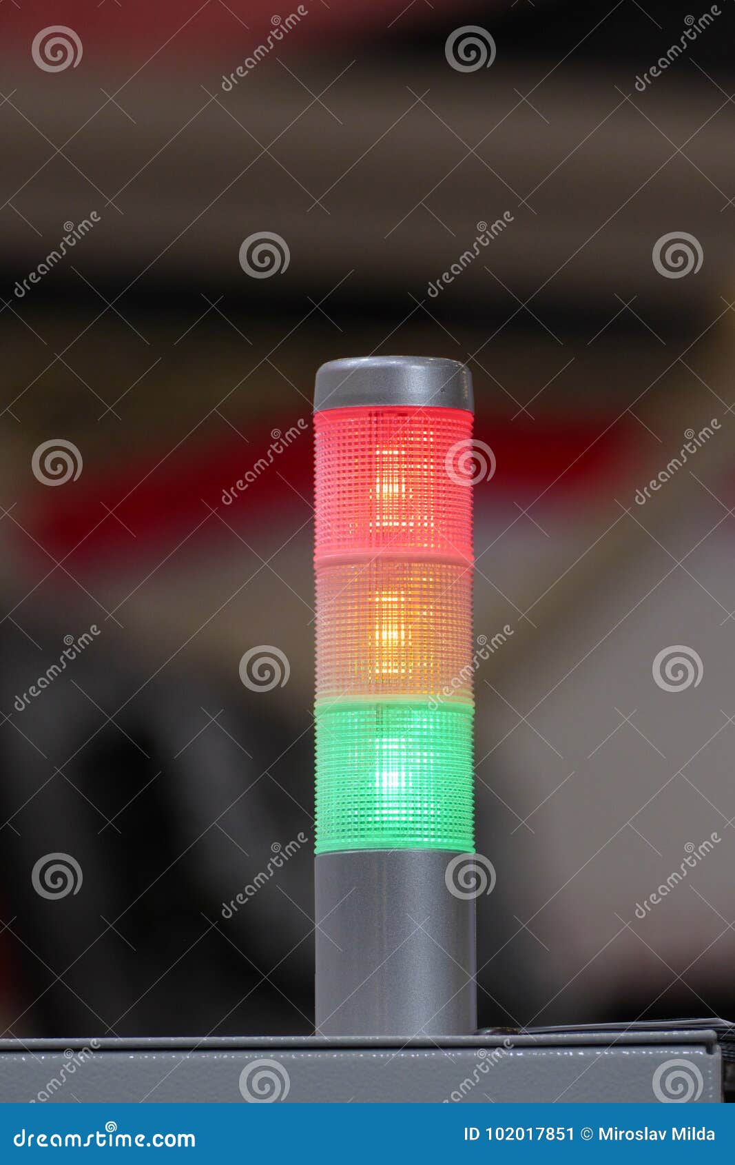 CNC semaphore signal light stock image. Image of line - 102017851