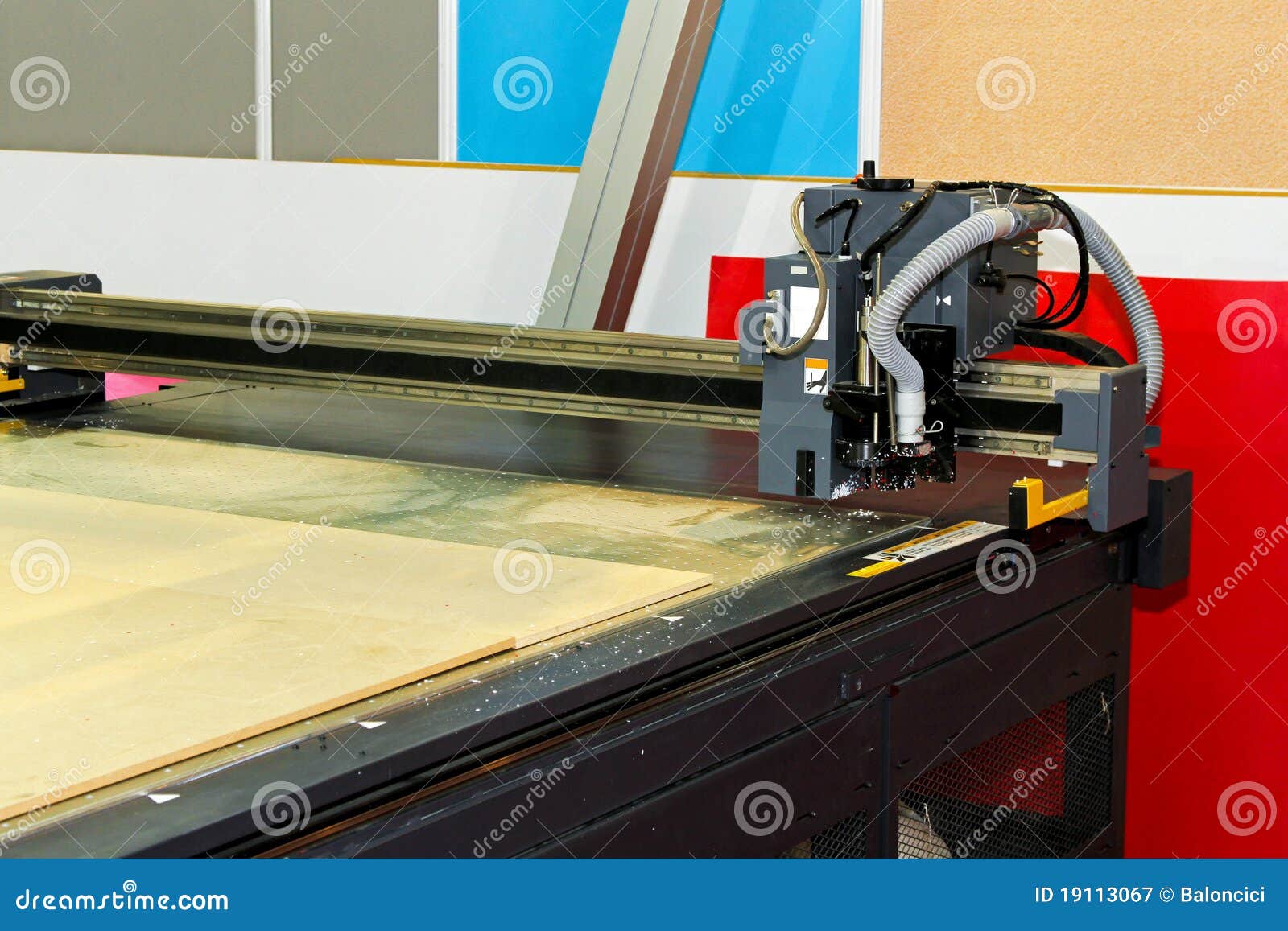 CNC machine stock image. Image of machine, cutter, equipment - 19113067