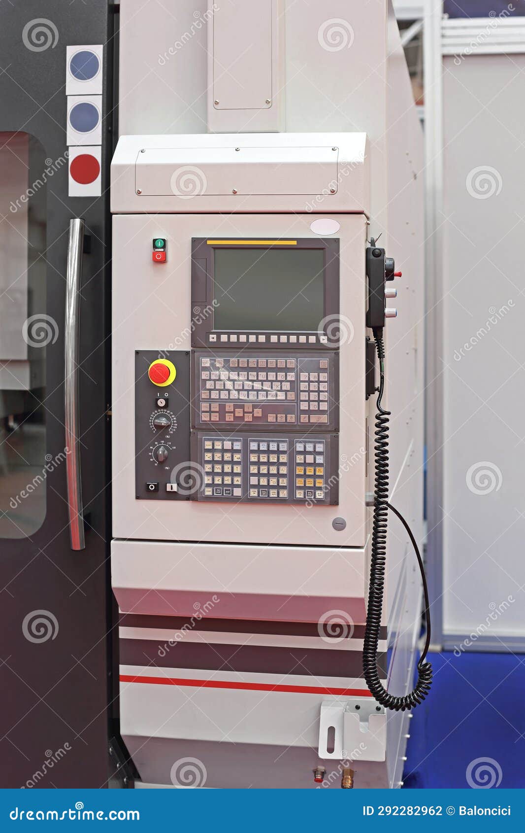 Cnc Machine Control Computer Stock Photo - Image of milling, panel ...