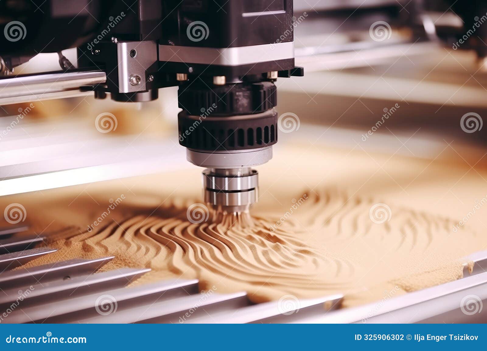 Cnc Machine Crafting Unique Furniture Design Technology Integration in ...