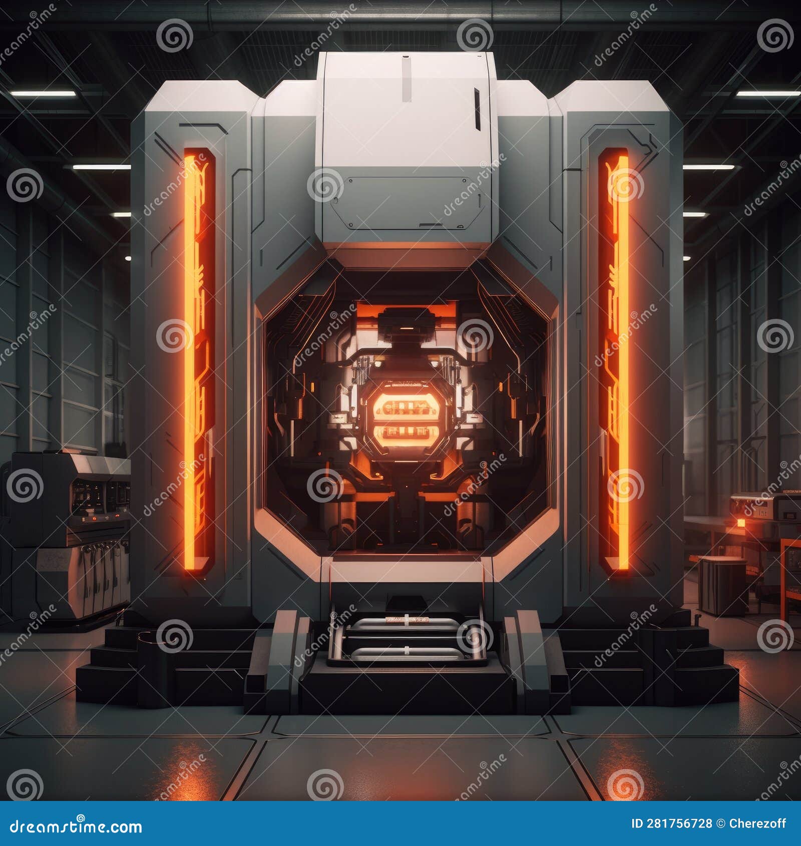 The CNC Machine of the Future Stock Photo - Image of automatic ...