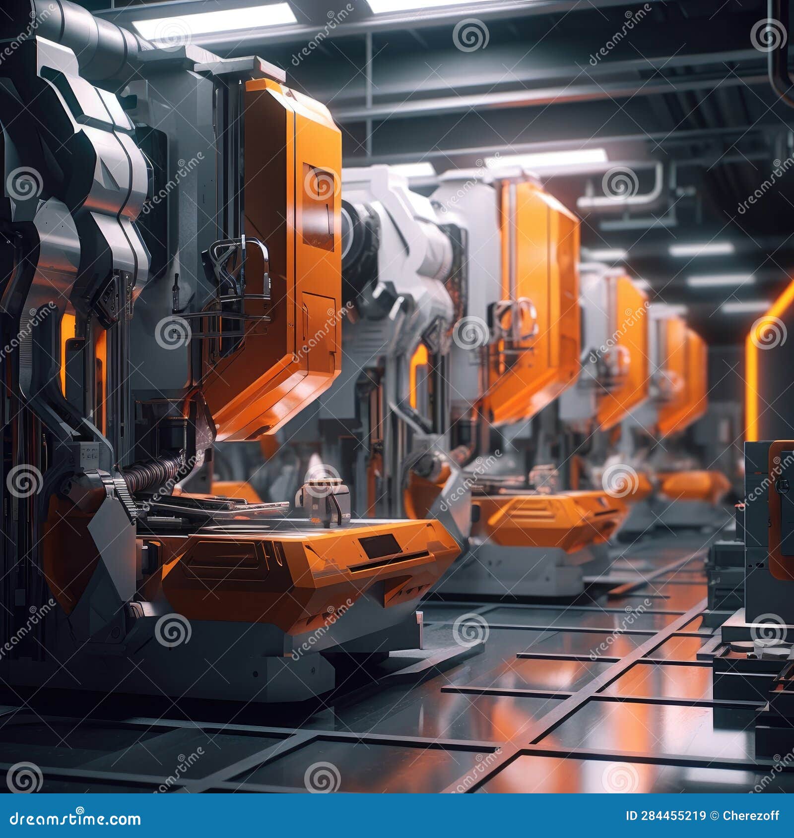 The CNC Machine of the Future Stock Image - Image of machining, metal ...