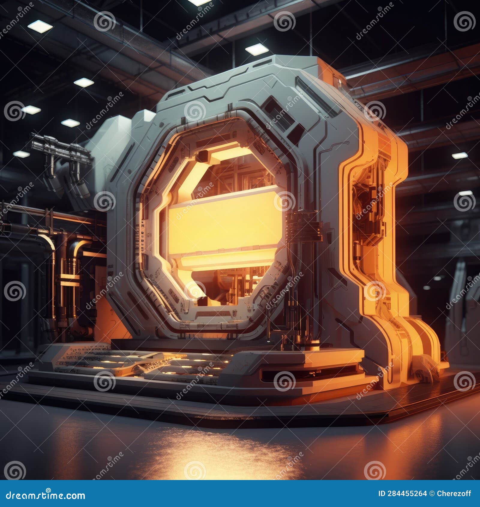 The CNC Machine of the Future Stock Photo - Image of production ...