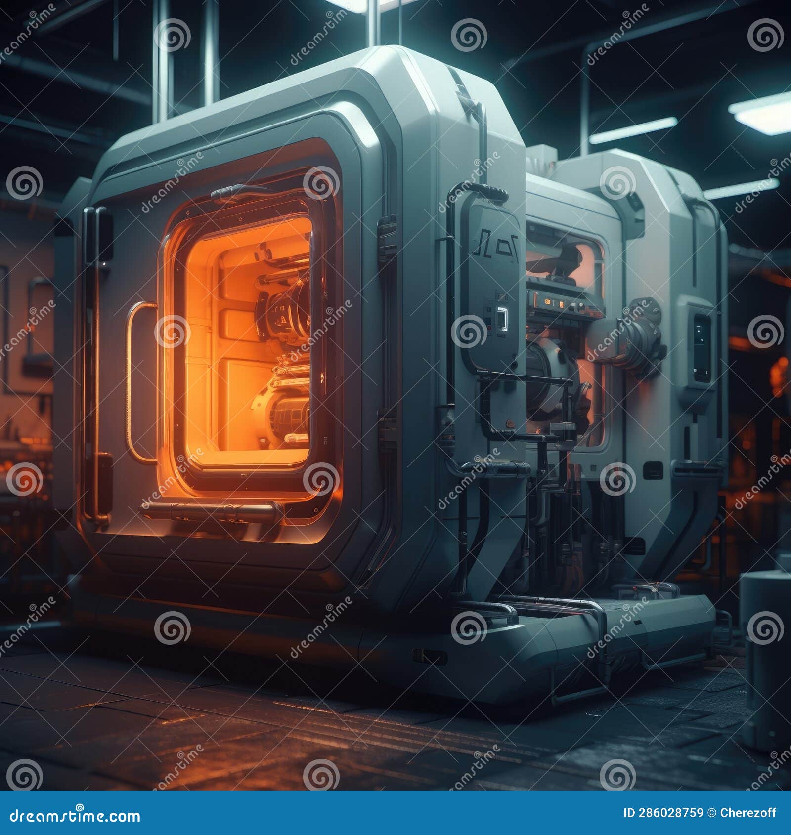 The CNC Machine of the Future Stock Image - Image of drill, automatic ...