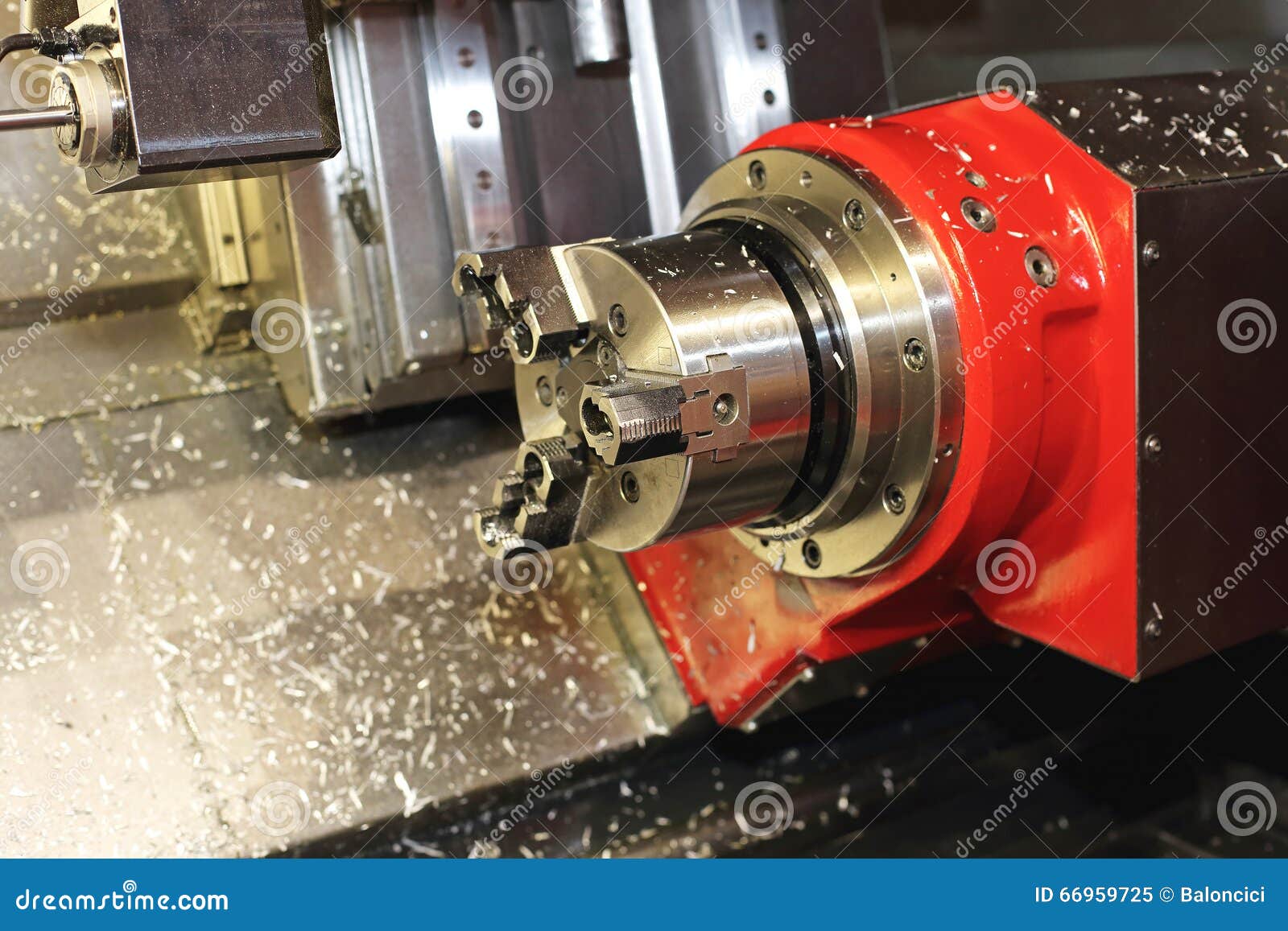 CNC Machine Head stock image. Image of machining, manufacturing - 66959725