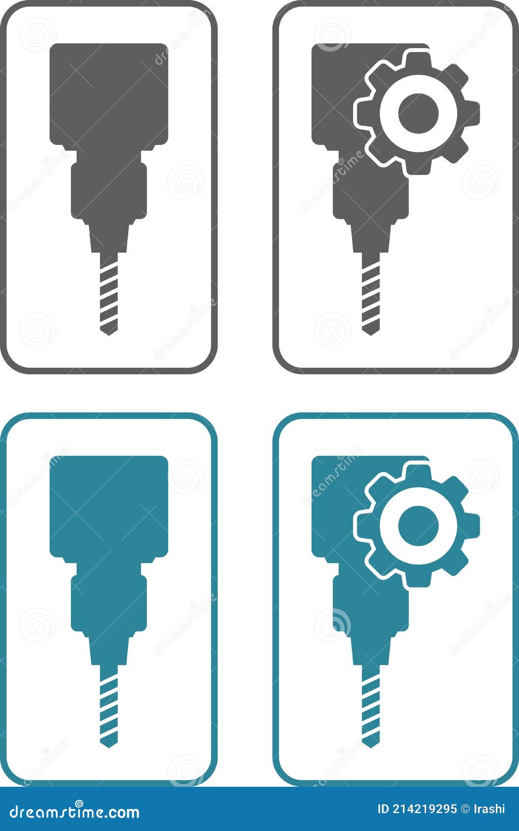 Cnc machine icon stock vector. Illustration of lathe - 214219295