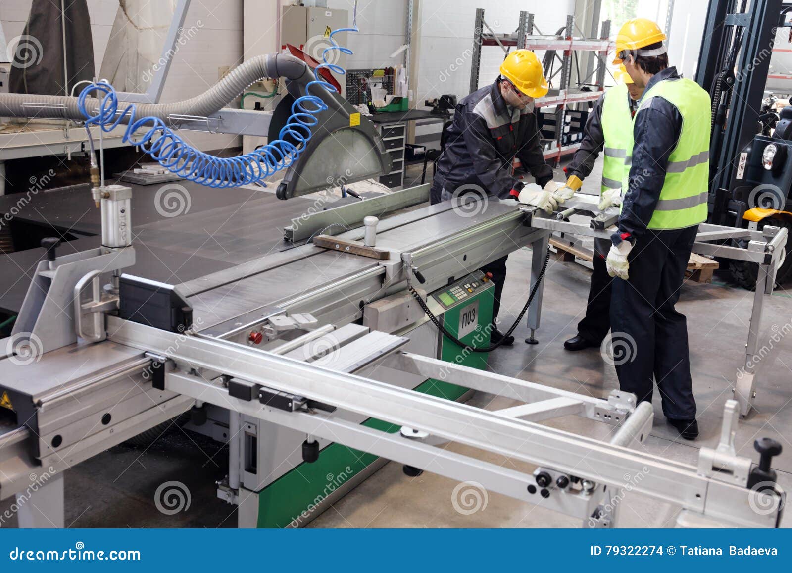 CNC machine shop stock photo. Image of serviceman, engineering - 79322274
