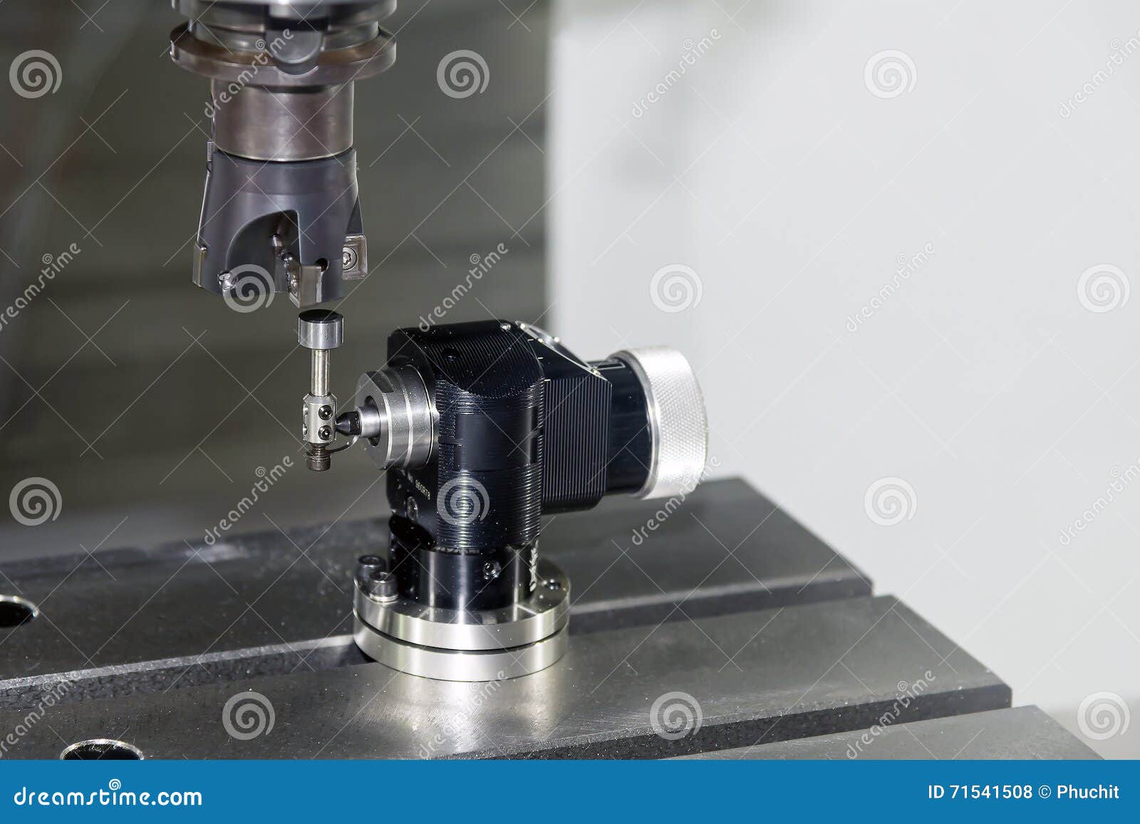 CNC machine spindle stock photo. Image of machining, cutting - 71541508