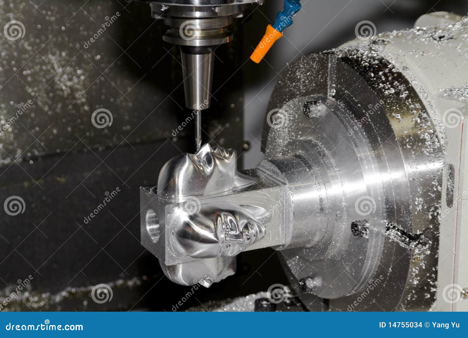 Cnc machine tool stock photo. Image of metal, steel, factory - 14755034