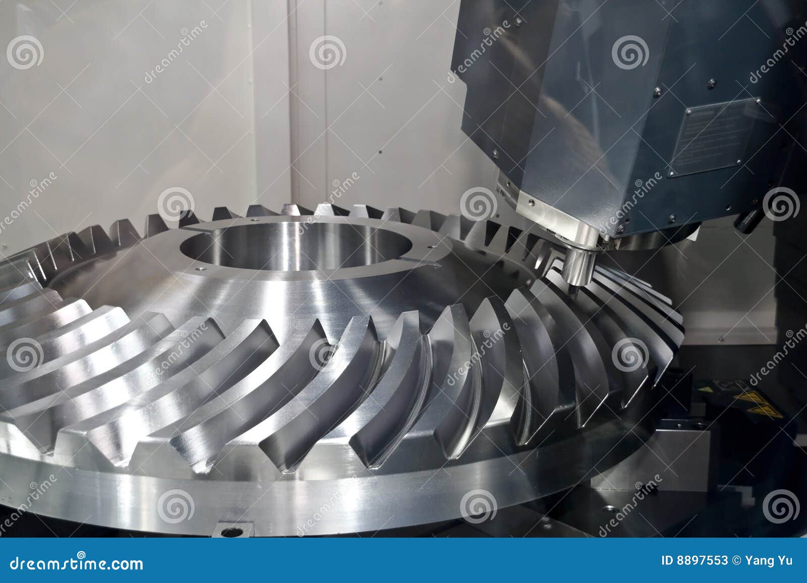 Cnc machine tool stock image. Image of industrial, press - 8897553