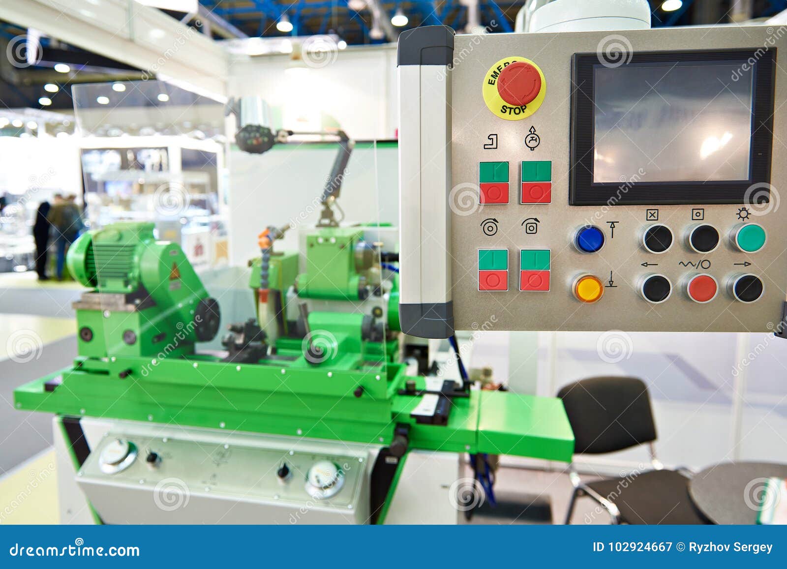 CNC machines in factory stock image. Image of machine - 102924667