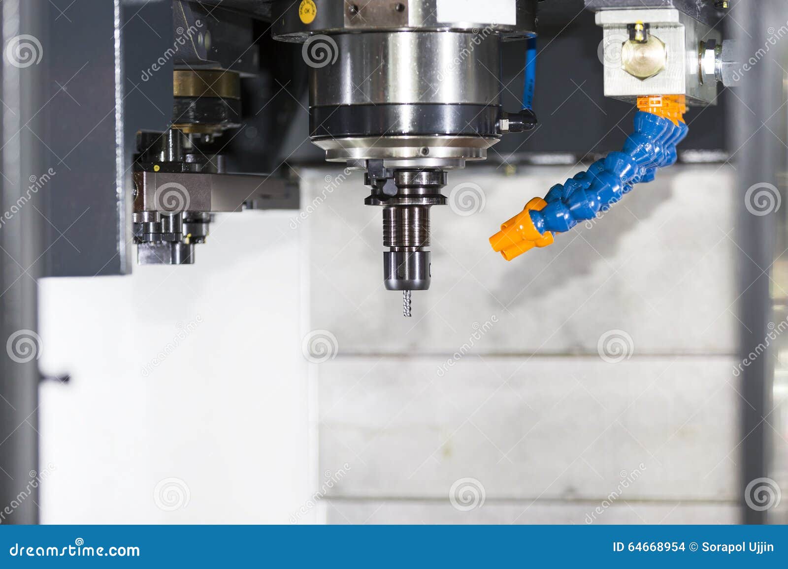 CNC Machining Center Cutting Mold Stock Photo - Image of drilling ...