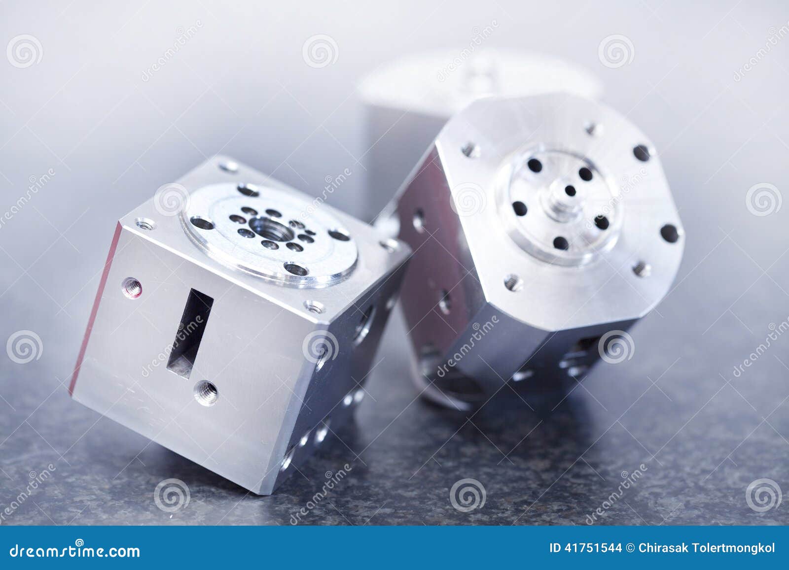 CNC machining center stock photo. Image of holes, goods - 41751544