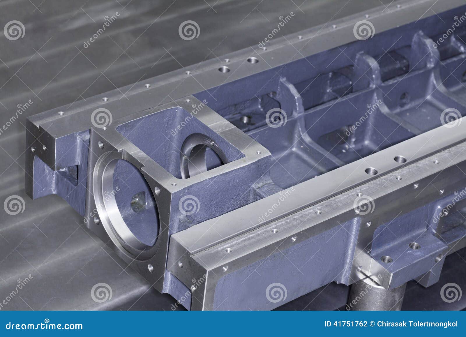 CNC machining center stock photo. Image of parent, machining - 41751762