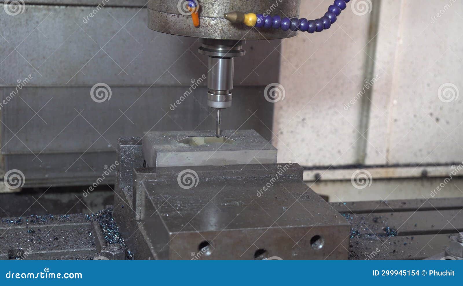 The CNC Milling Machine Cutting Mold Part by Solid Ball End Mill Tool ...