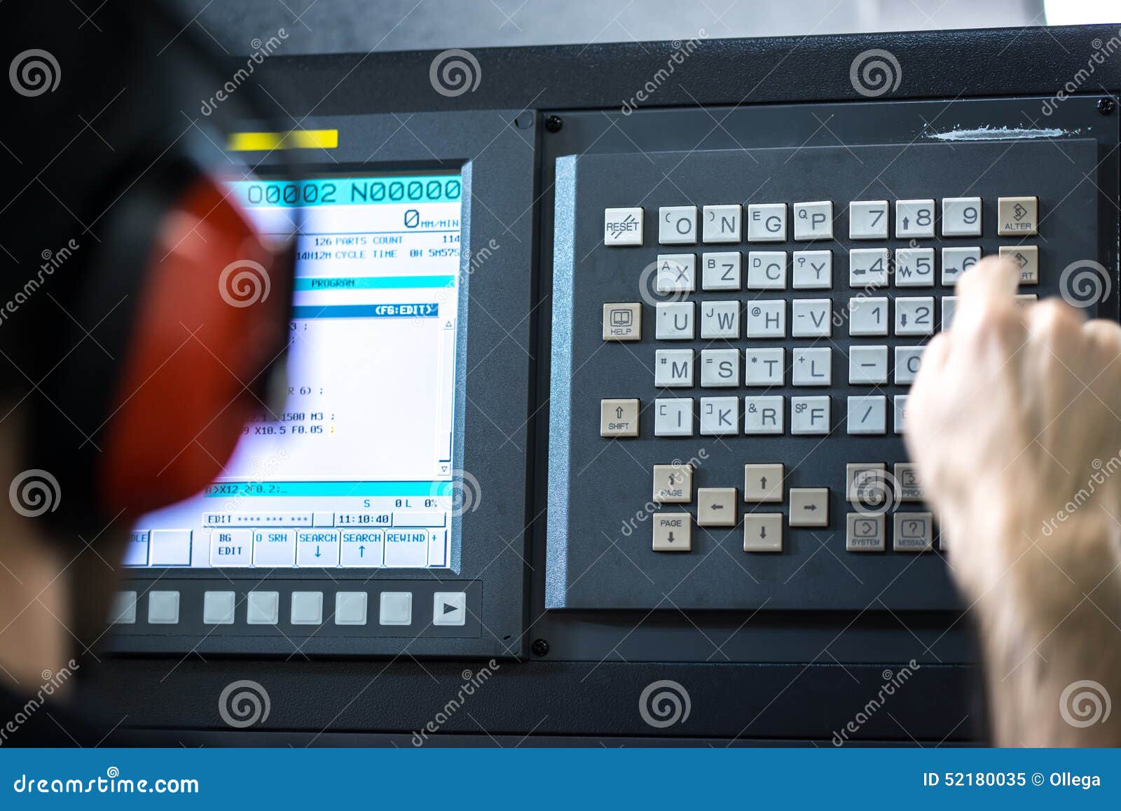 CNC Operator, at Metal Machining Milling Center in Tool Workshop ...