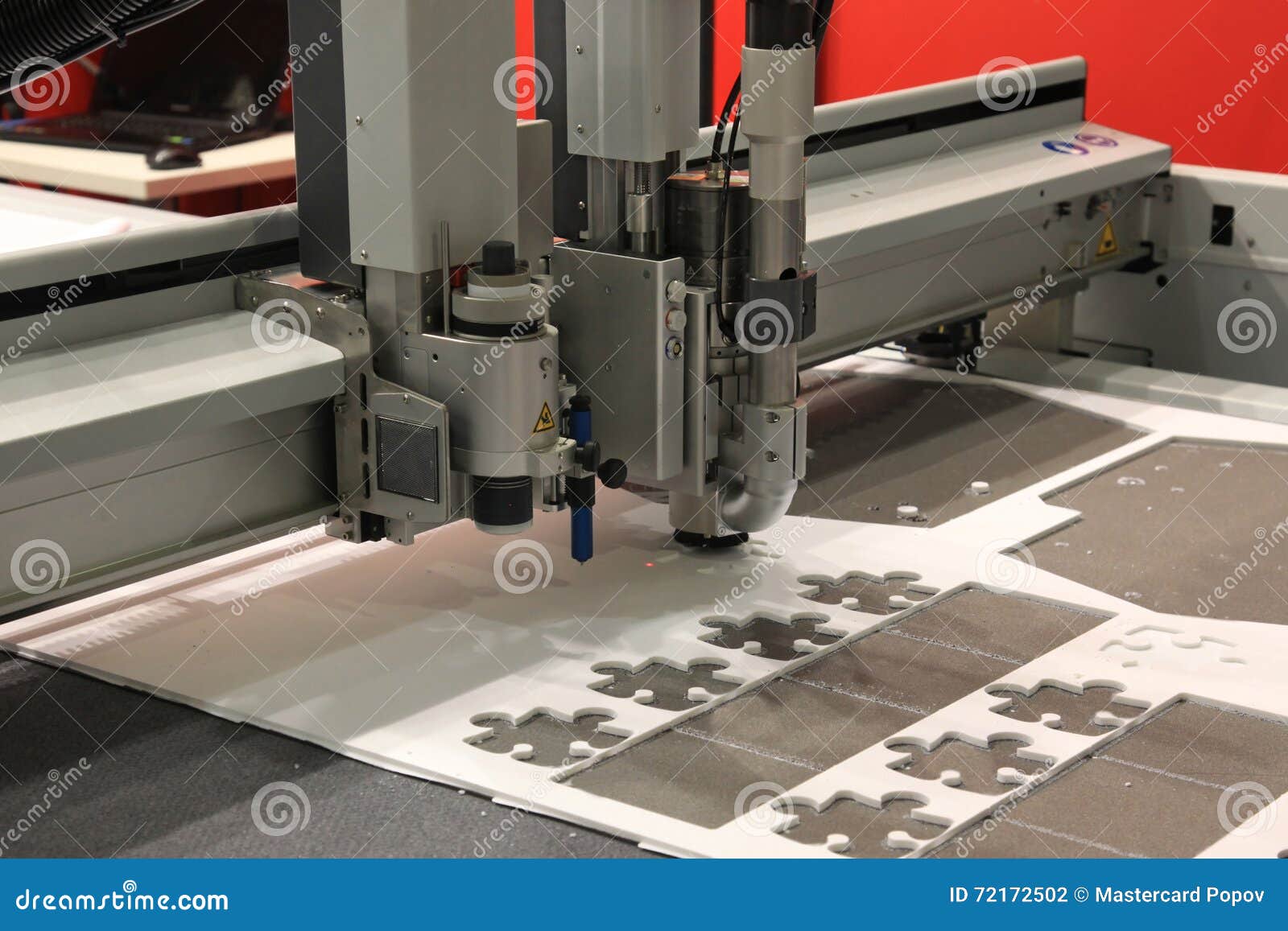 CNC punching machine stock photo. Image of detail, profession - 72172502