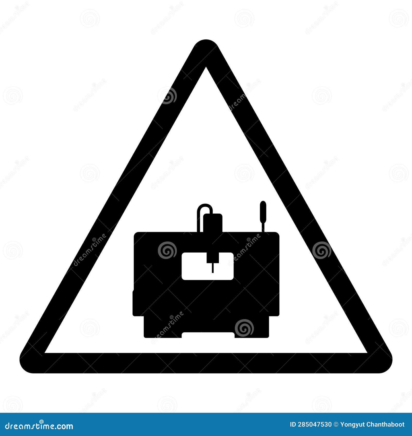 CNC Room Symbol Sign, Vector Illustration, Isolate on White Background ...