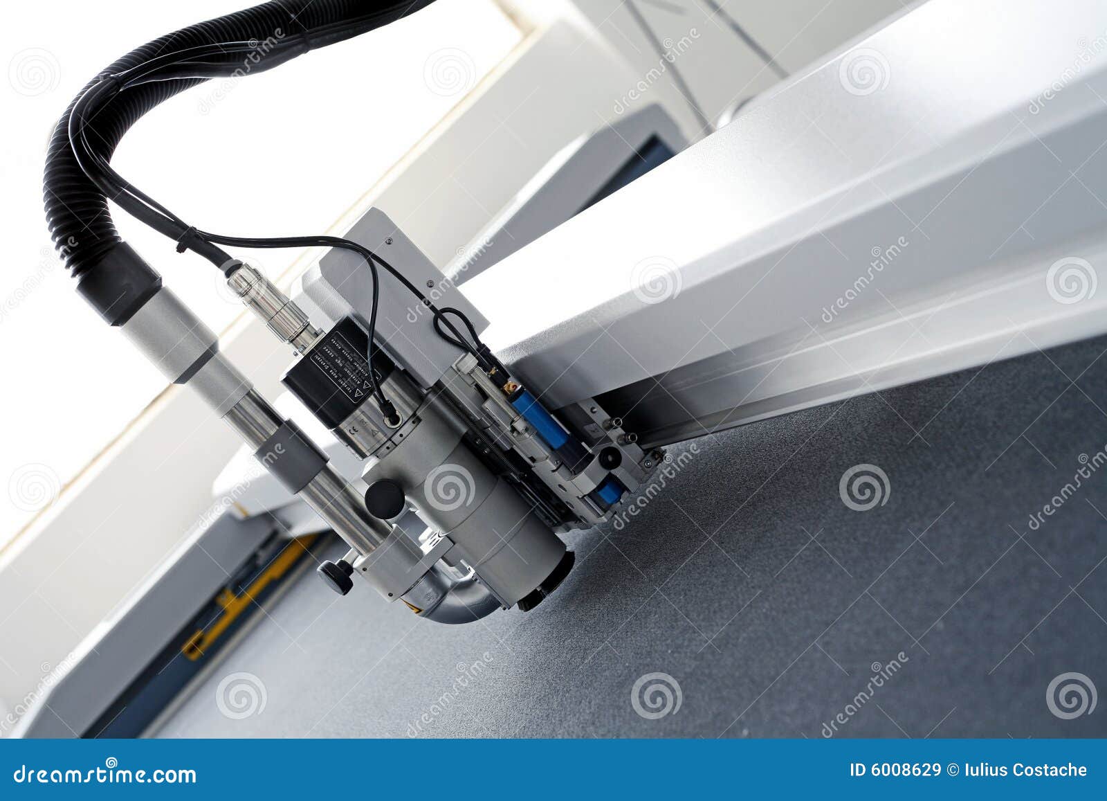 CNC router stock image. Image of hardware, cutting, aided - 6008629
