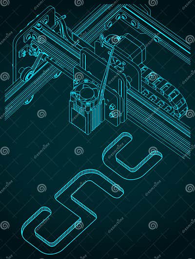 CNC router illustration stock image. Illustration of industry - 278063491