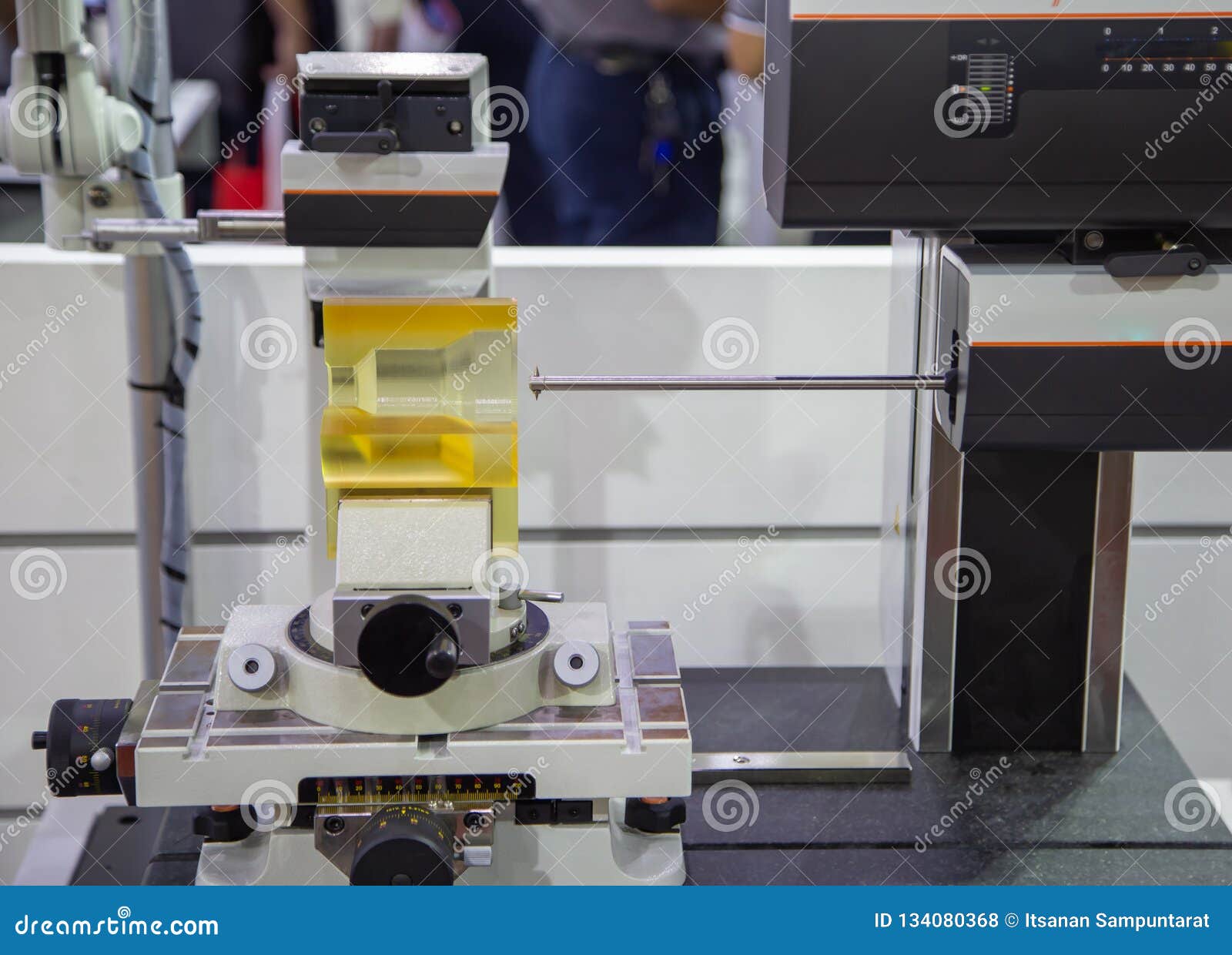 Surface Measuring Instrument Stock Photo - Image of device, cylindrical ...