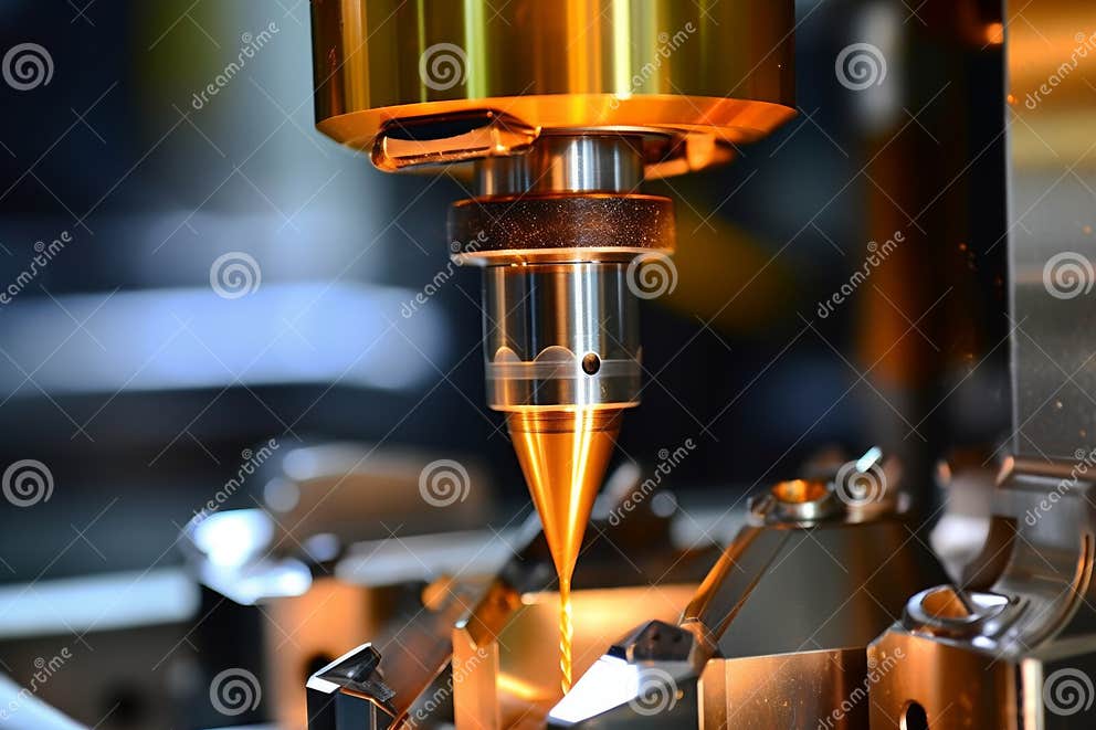 Cnc Tool Holder Filled with Specialized Tools, Shining Brightly Under ...