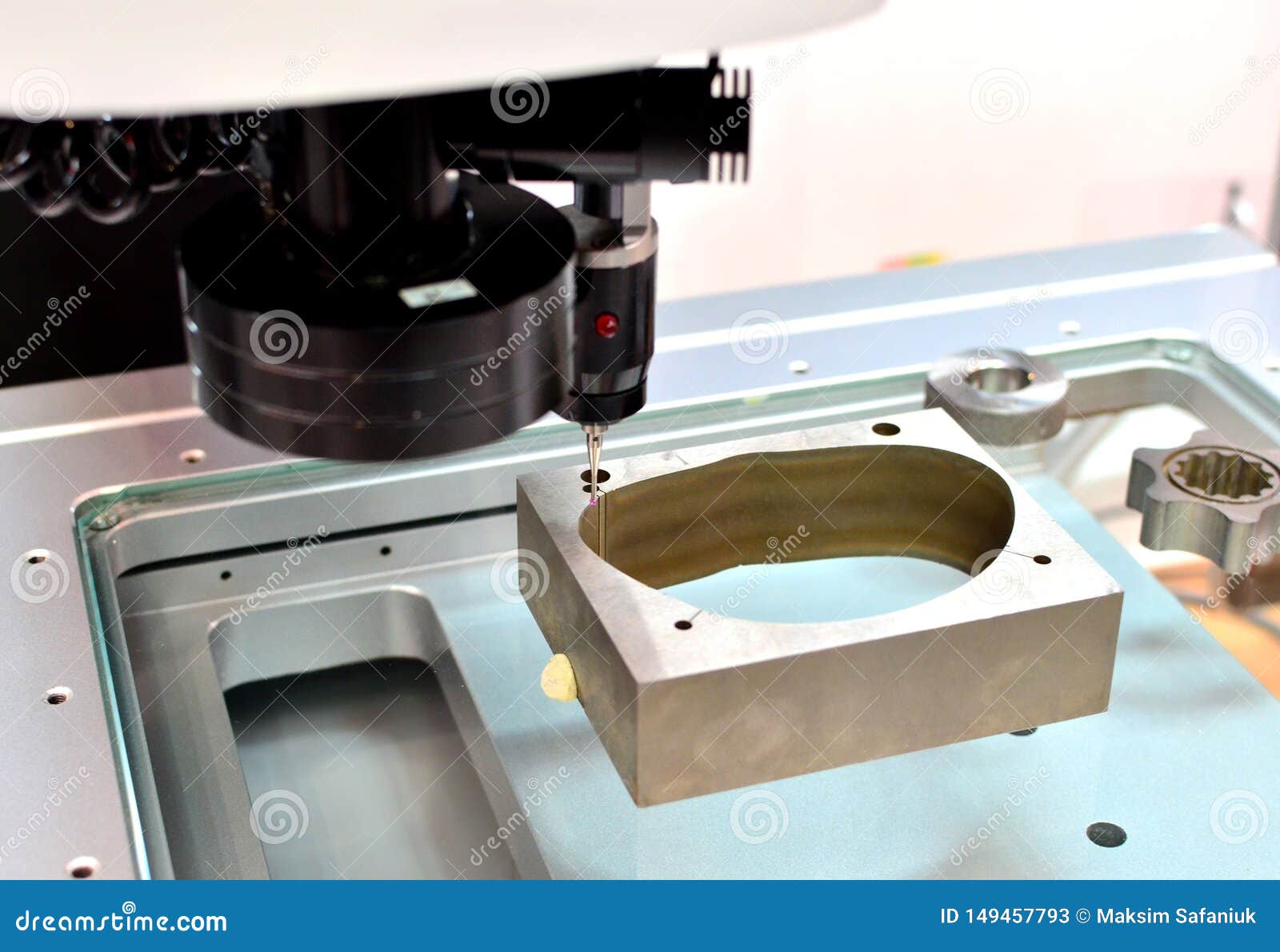 CNC Touch Probes for Quality Control on Milling CNC Machine. Precision ...