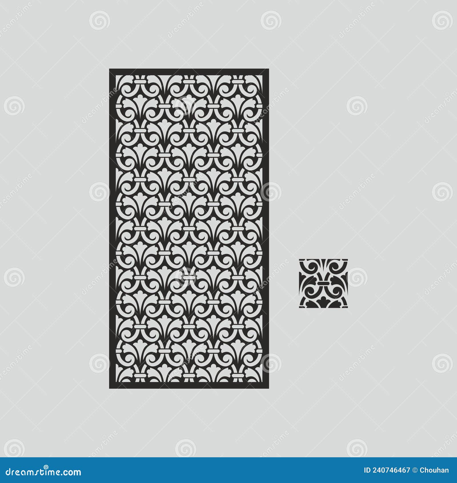 CNC Vector Cutting Patterns Stock Vector - Illustration of geometric ...
