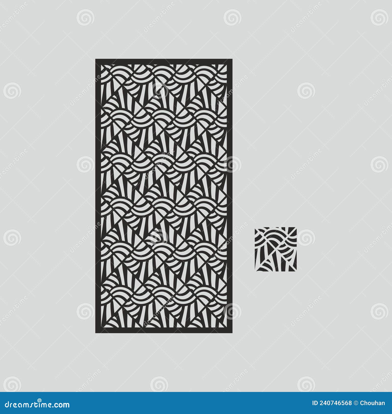 CNC Vector Cutting Patterns Stock Vector - Illustration of etching ...