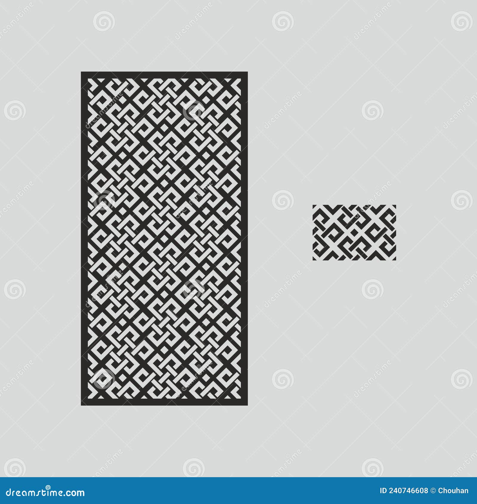 CNC Vector Cutting Patterns Stock Vector - Illustration of concept ...