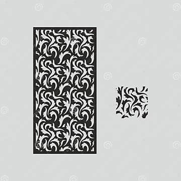 CNC Vector Cutting Patterns Stock Vector - Illustration of metal ...