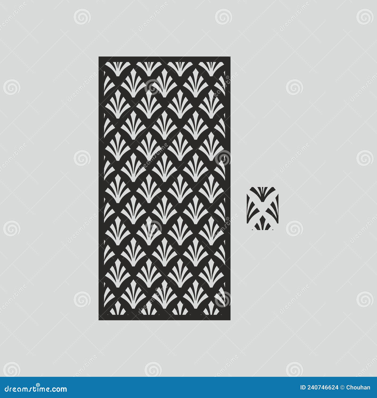 CNC Vector Cutting Patterns Stock Vector - Illustration of concept ...